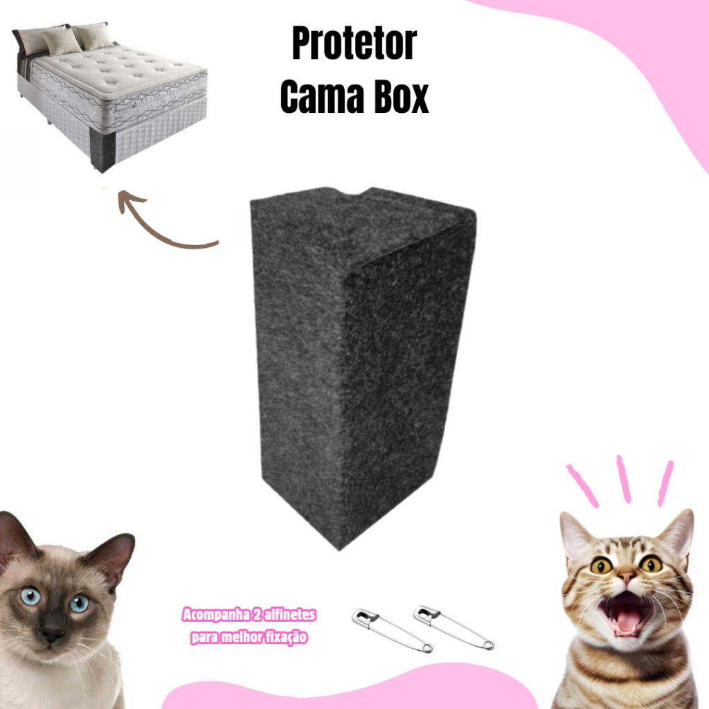 Arranhador de Cama Box Para Gato Protetor de Cama Box | Shopee Brasil