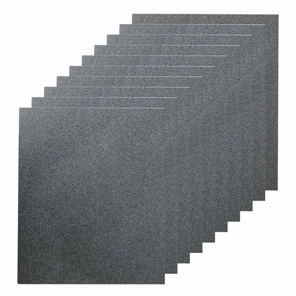 kit com 10 Folhas de Lixa D'água de 225x275mm Grão 60 80 120 150 180 ...