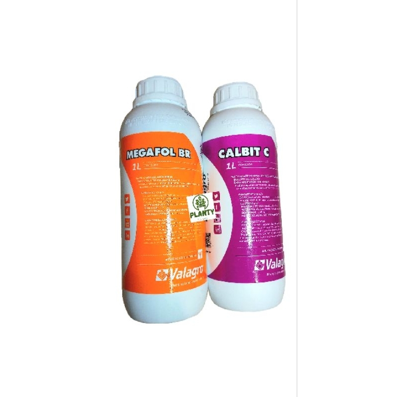 MEGAFOL 1L + CALBIT C 1L FERTILIZANTE VALAGRO | Shopee Brasil