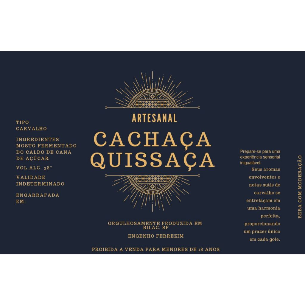 Rótulo Personalizado Cachaça Artesanal | Shopee Brasil