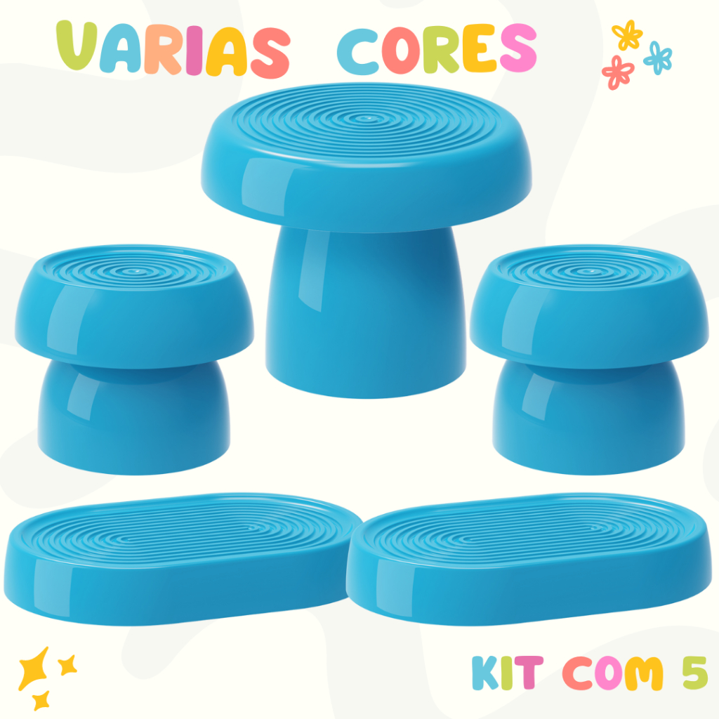 Kit Festa Boleira 5 unidades Alegra M + 2 Mini + 2 Alongada | Shopee Brasil
