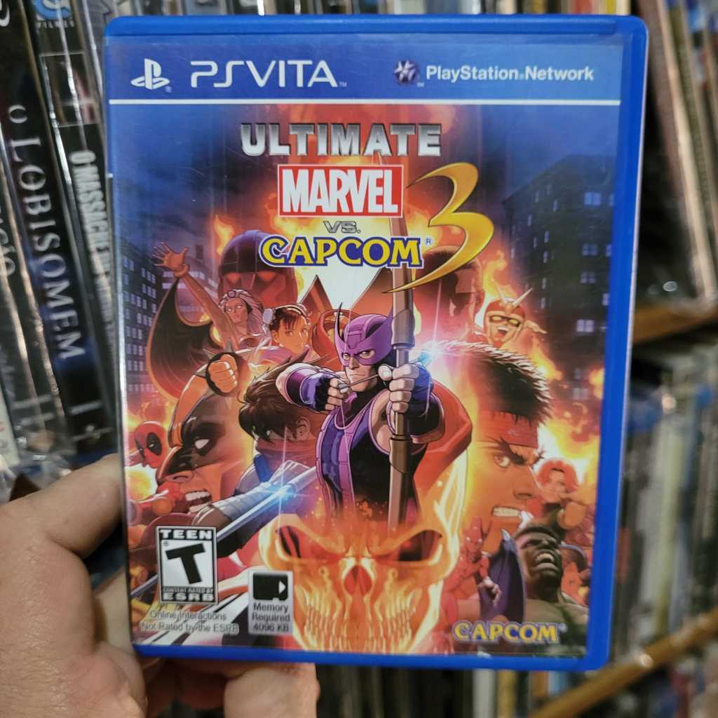 CAIXA DO JOGO Ultimate Marvel Vs. Capcom 3 Ps Vita | Original | SOMENTE A CAIXA COM O ENCARTE ...