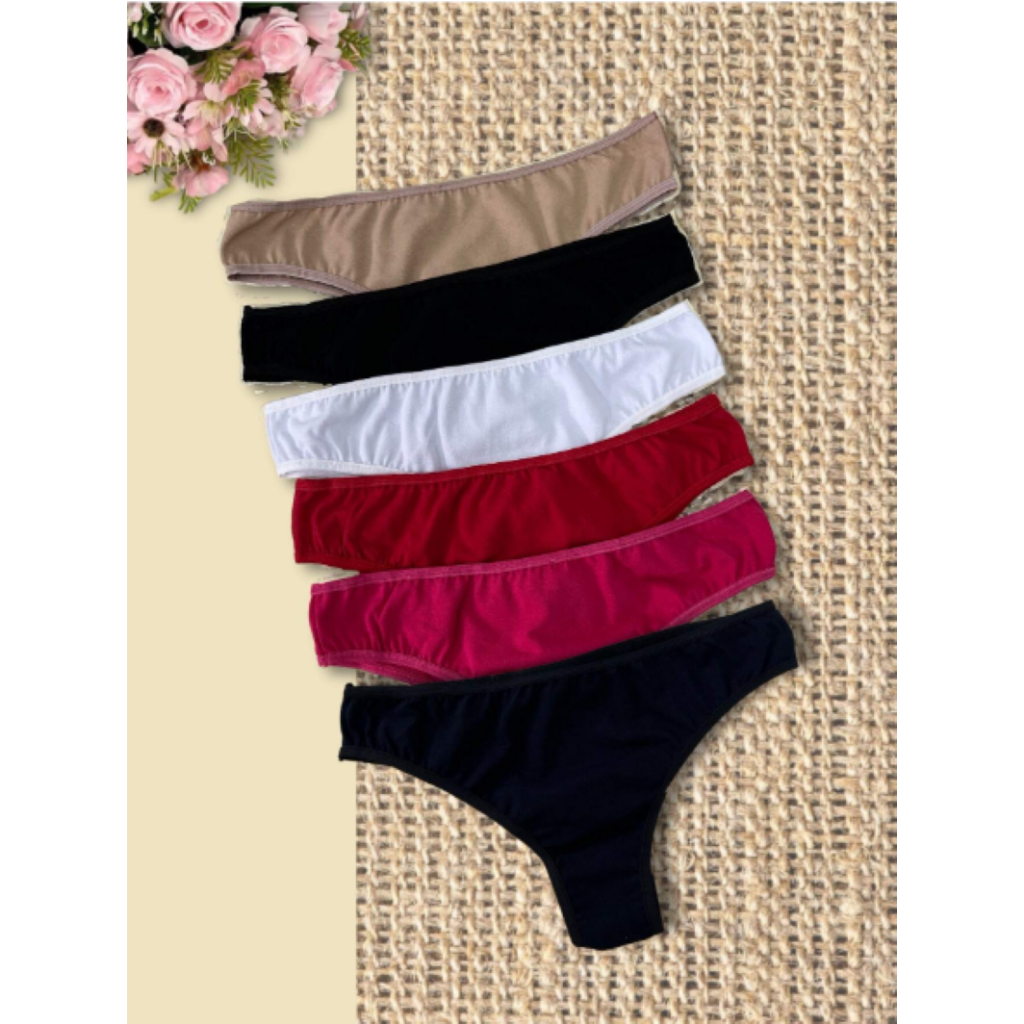 Kit 5 Calcinhas Feminina Adulto Calcinha Lingerie Algodao New Route ...