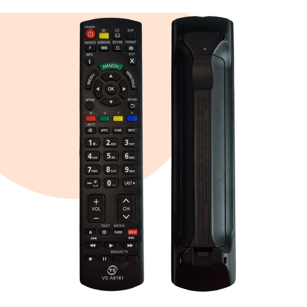 Controle Remoto Tv Panasonic Viera Tools 3D Smart | Shopee Brasil