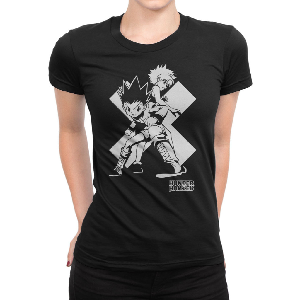 Camiseta Feminina Baby Look Hunter x Hunter Killua Zoldyck Gon Freecss ...
