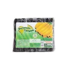 1,2 kg ou 800g de bananada campista lisa ou cristalizada bananadas ...