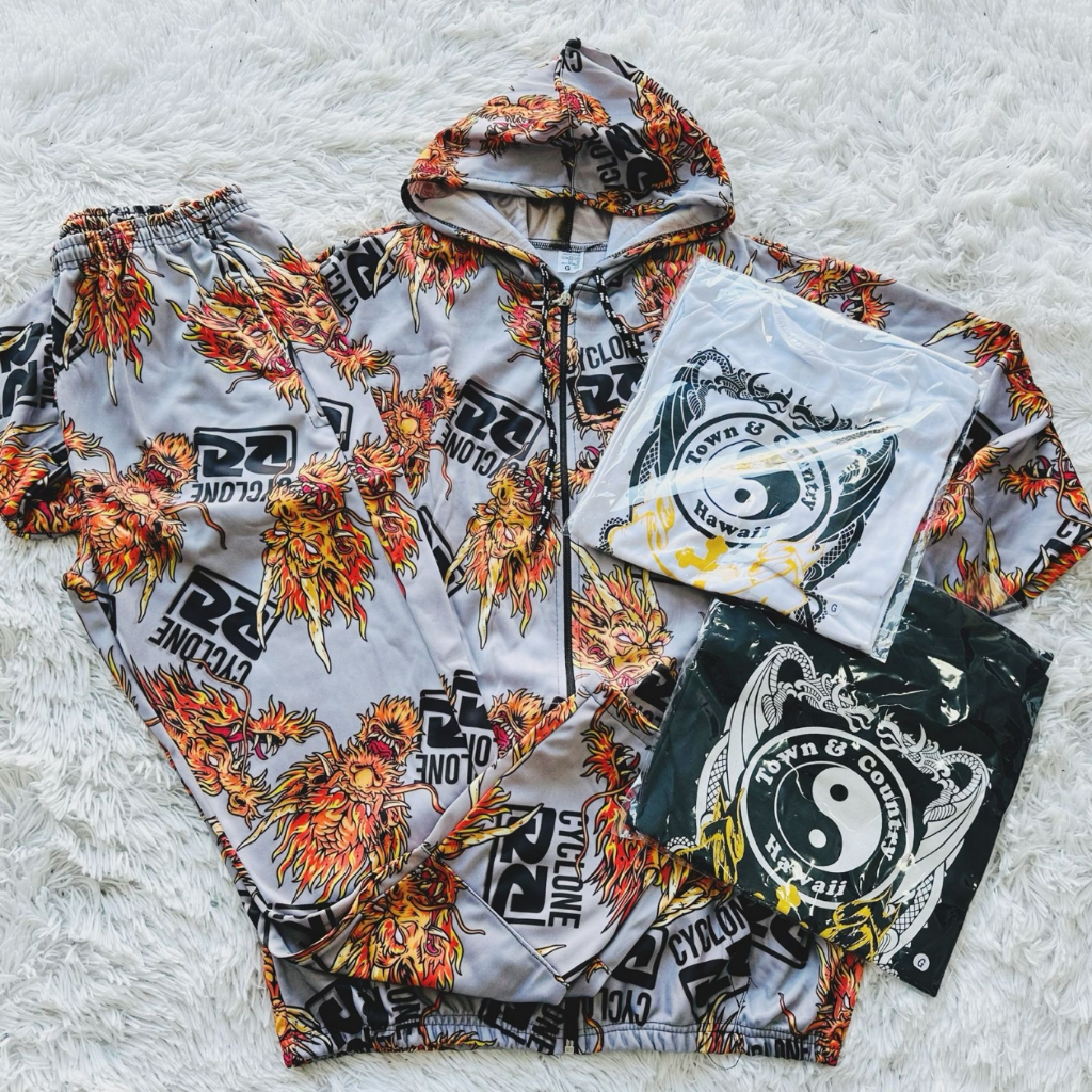 kit 2 Camisetas + jaqueta e Calça microfibra da Cyclone | Shopee Brasil