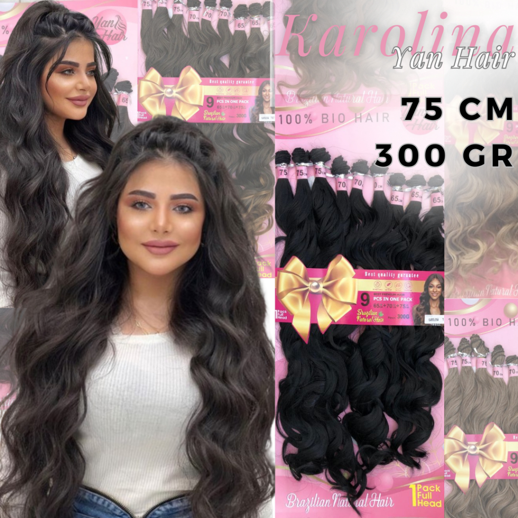 Cabelo Orgânico Cacheado 8 Telas 300gr 70cm | Shopee Brasil