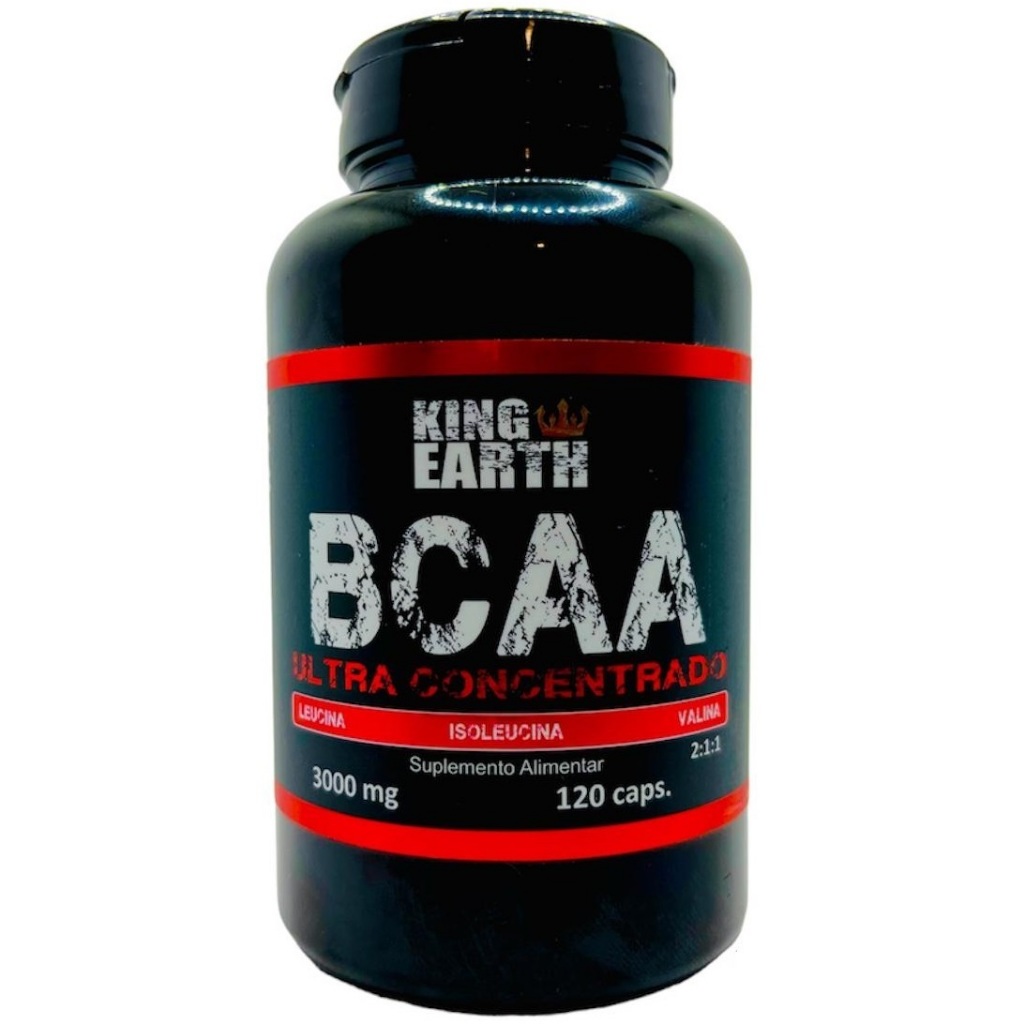 Bcaa Ultra Concentrado 120 Cápsulas - King Earth | Shopee Brasil