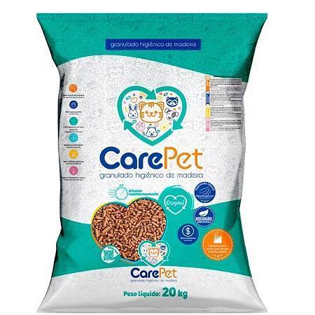 GRANULADO DE MADEIRA CAREPET 10KG | Shopee Brasil