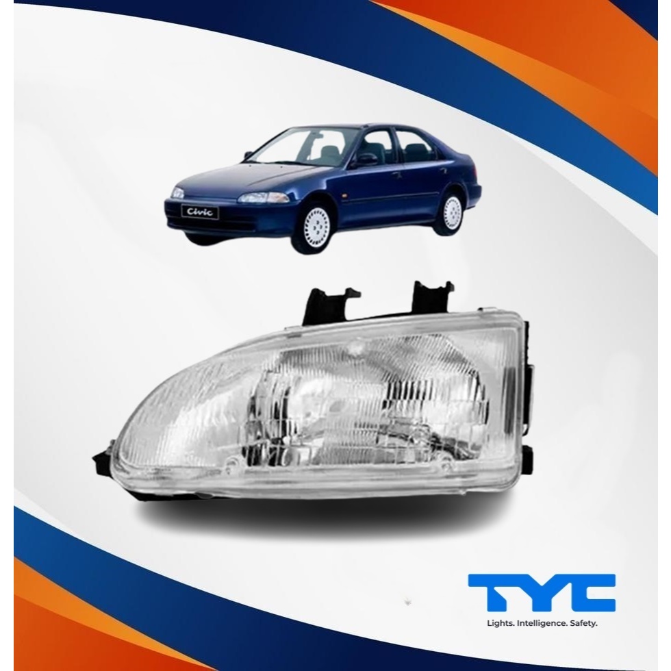 Farol Principal Honda Civic Esquerdo Modelo Hatch Marca Tyc Ano:1992 ...