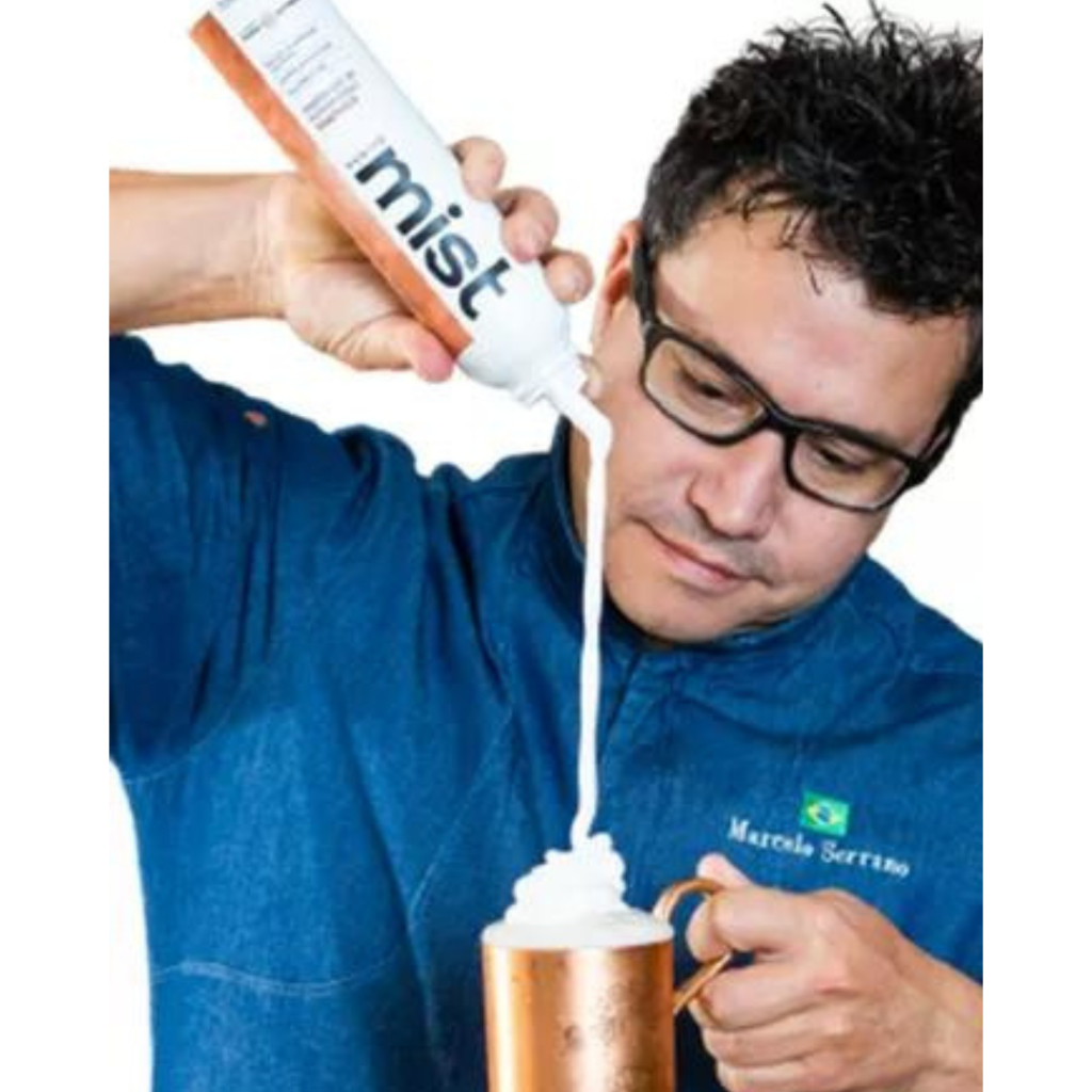 Espuma Gengibre Para Bebidas E Drinks Capirinhas Tônicas Sobremesas Moscow Mule Gin Marcelo ...