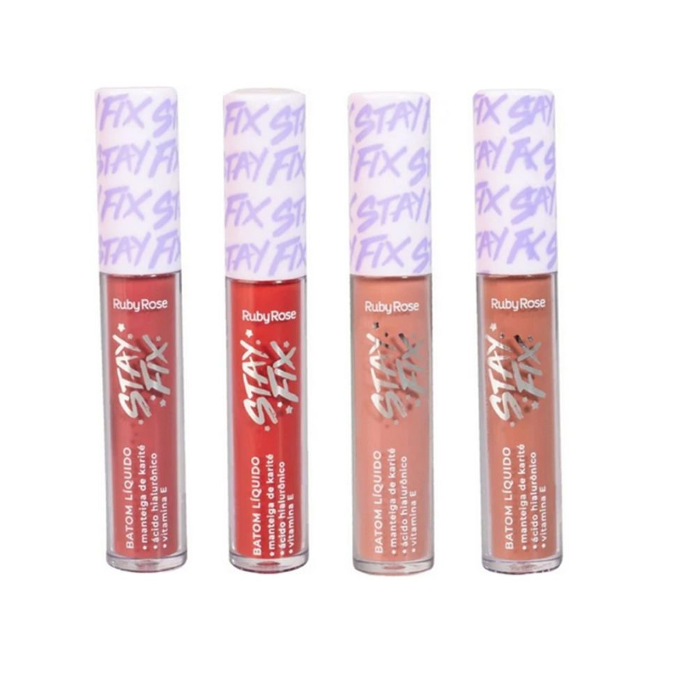 Batom Líquido Stay Fix Ruby Rose | Shopee Brasil