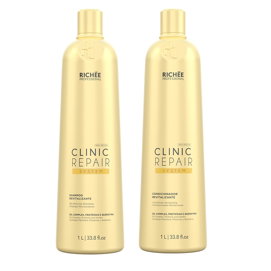 Richée Clinic Repair System Kit Shampoo e Condicionador Profissional ...