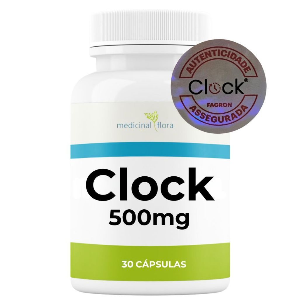 Clock 500mg 30 Cápsulas Com Selo de Autenticidade | Shopee Brasil