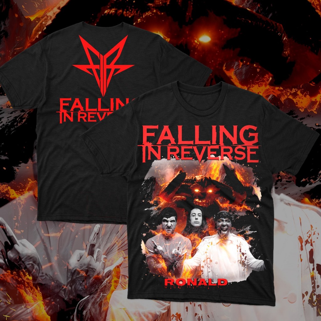 Camiseta Falling in Reverse Ronald - Faz a Boa!