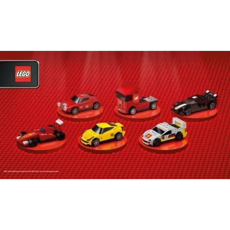 Lego polybag Shell V-Power Ferrari Coleção completa (2013) saquinhos ...