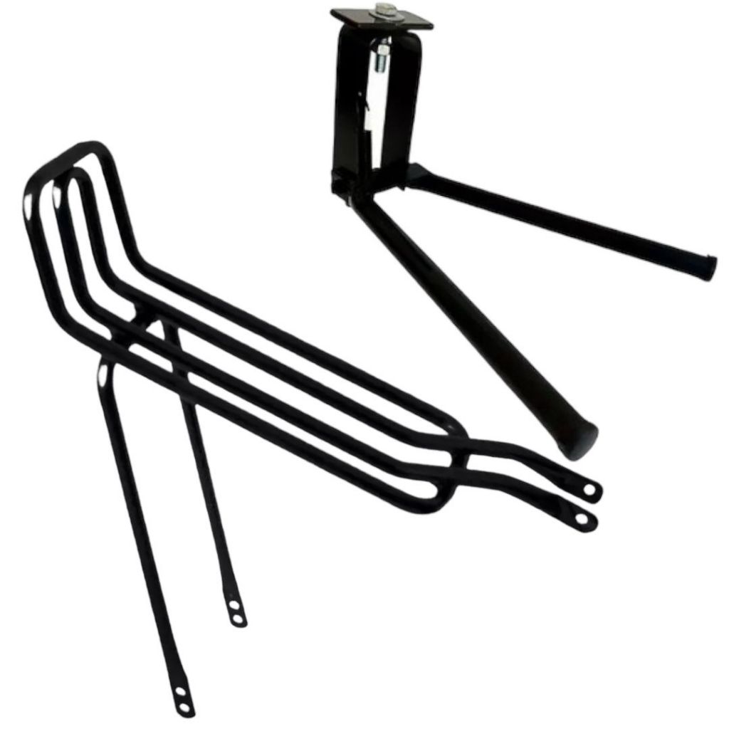 Garupa Bagageiro garupeira Rabetão Tubão + Descanso Central Cavalete em ...