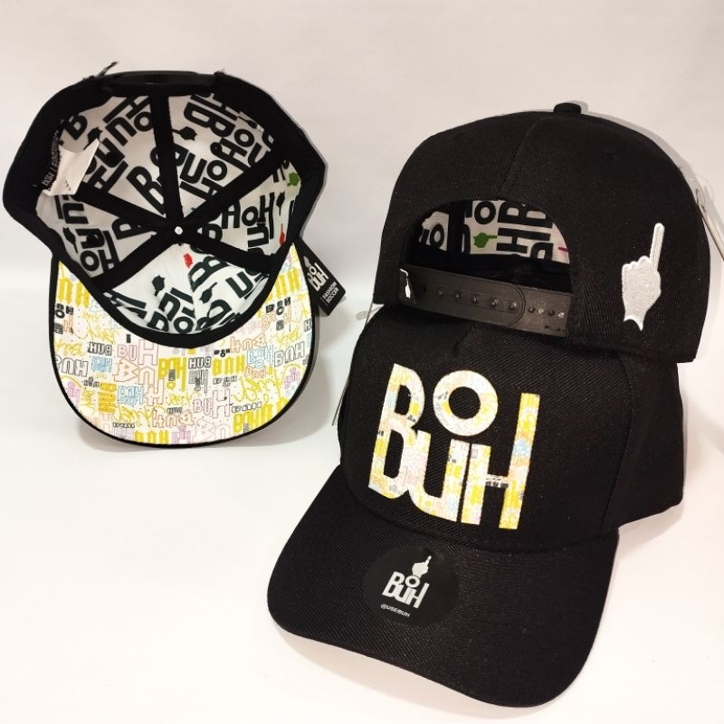 Boné BuH Masculino Feminino Lançamento Aba Curva Forro Personalizado ...