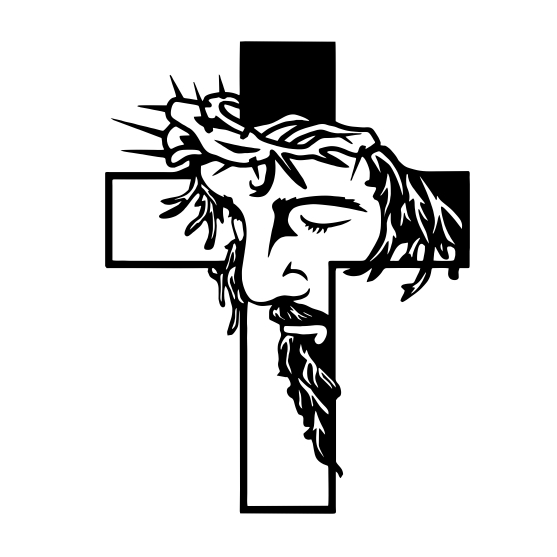 adesivo jesus cristo cruz 25cm para para brisa de caminhão | Shopee Brasil