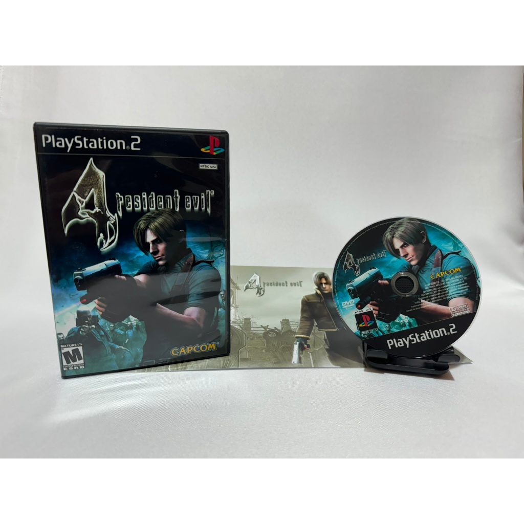 RESIDENT EVIL 4 com Pôster para PS2 | Shopee Brasil
