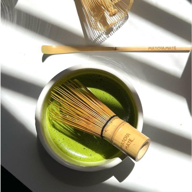 Chasen batedor de bambu estilo japonês para Matcha, Utensílios de chá ...
