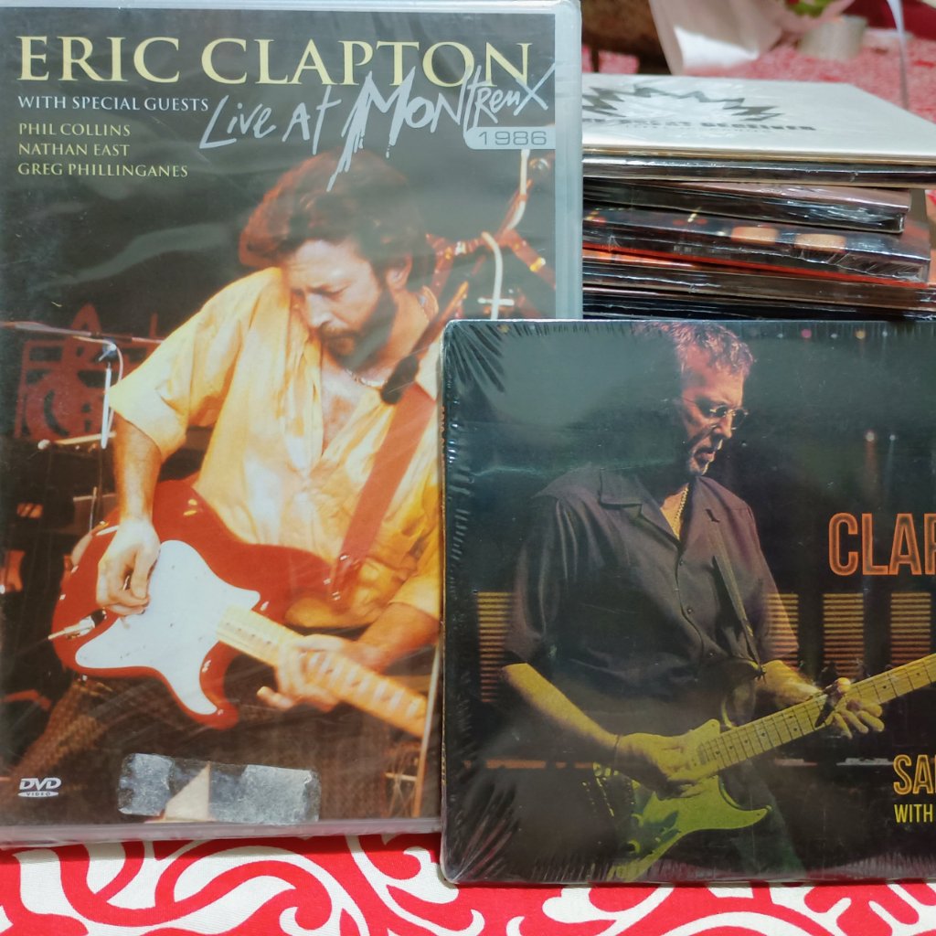 Dvd Eric Clapton - Live at Montreux 1986 e Cd Eric Clapton - Live in ...