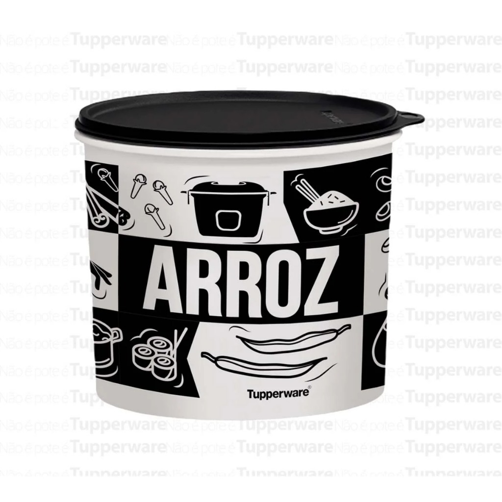 Tupperware caixa pote arroz Pop Box 2kg e 5kg | Shopee Brasil