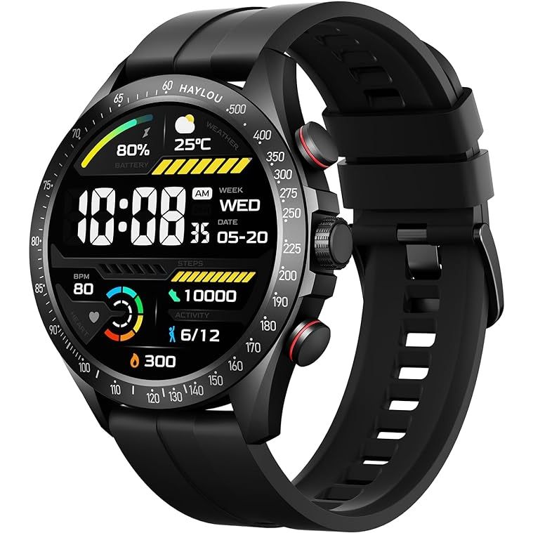 Relogio Smartwatch Solar Pro Tela Amoled 1,43 IP68 Preto Haylou ...