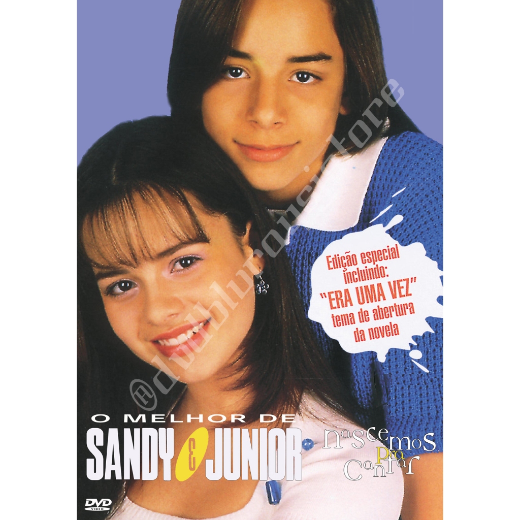 DVD Sandy e Junior Nascemos Pra Cantar | Shopee Brasil