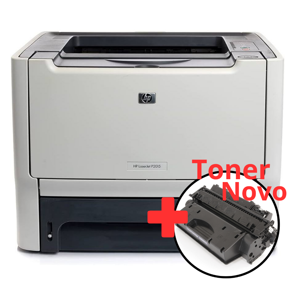 Impressora Laser HP LaserJet P2015 Seminova + Toner Novo Pré-instalado ...