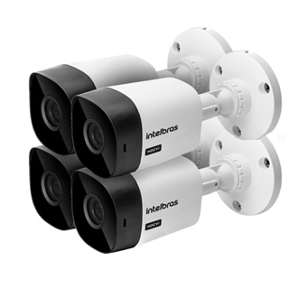 Kit Combo 4 Câmeras De Segurança Intelbras VHC 1120 B Bullet 1MP 720p ...