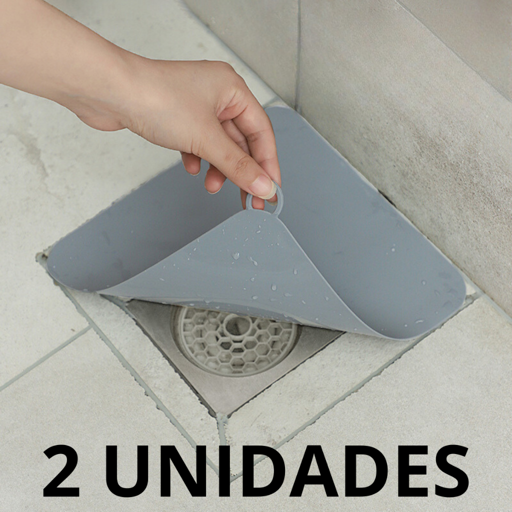 Protetor de Ralo Para banheiro de Silicone evitar mau cheiro/Esgoto ...