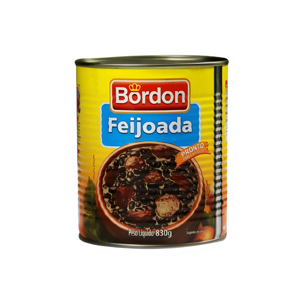 Feijoada Pronta Bordon Lata 830g | Shopee Brasil