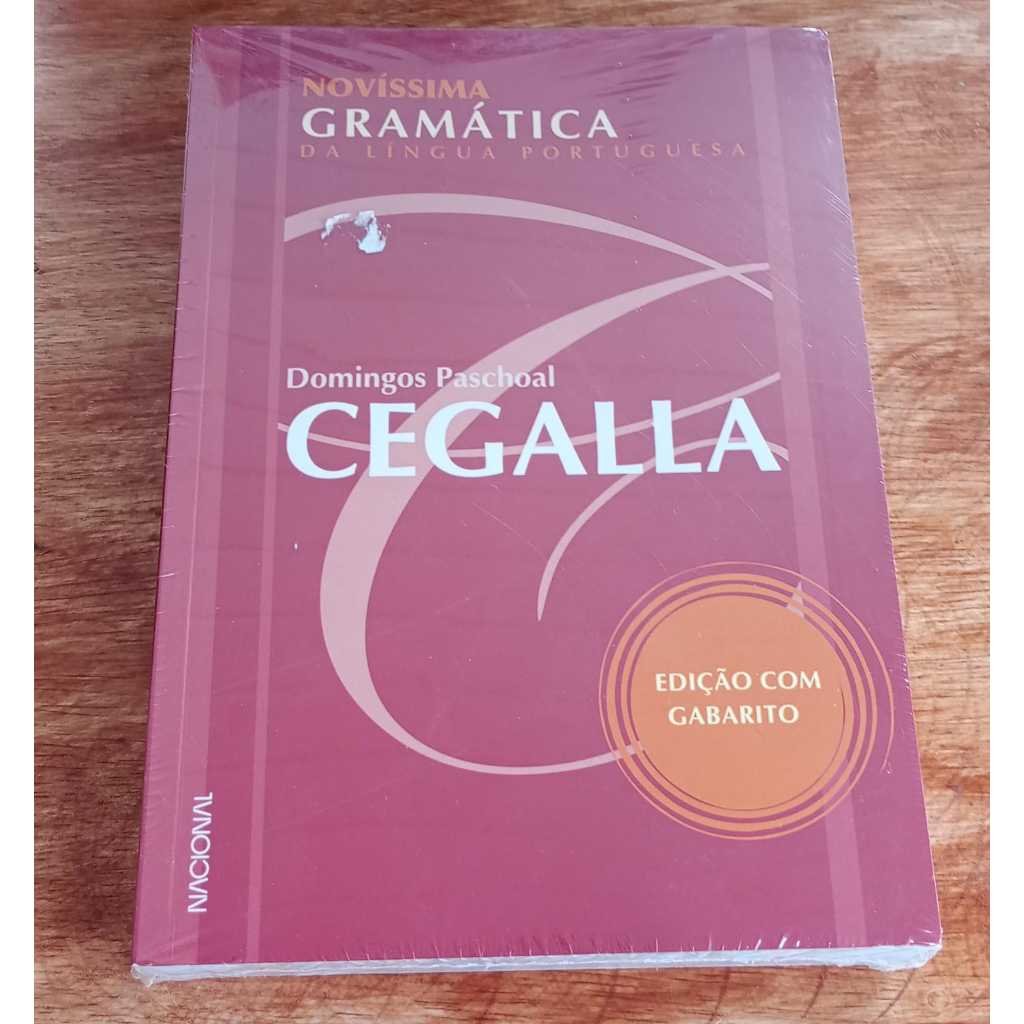 Novíssima Gramática da Língua Portuguesa - Domingos Pascoal Cegalla ...