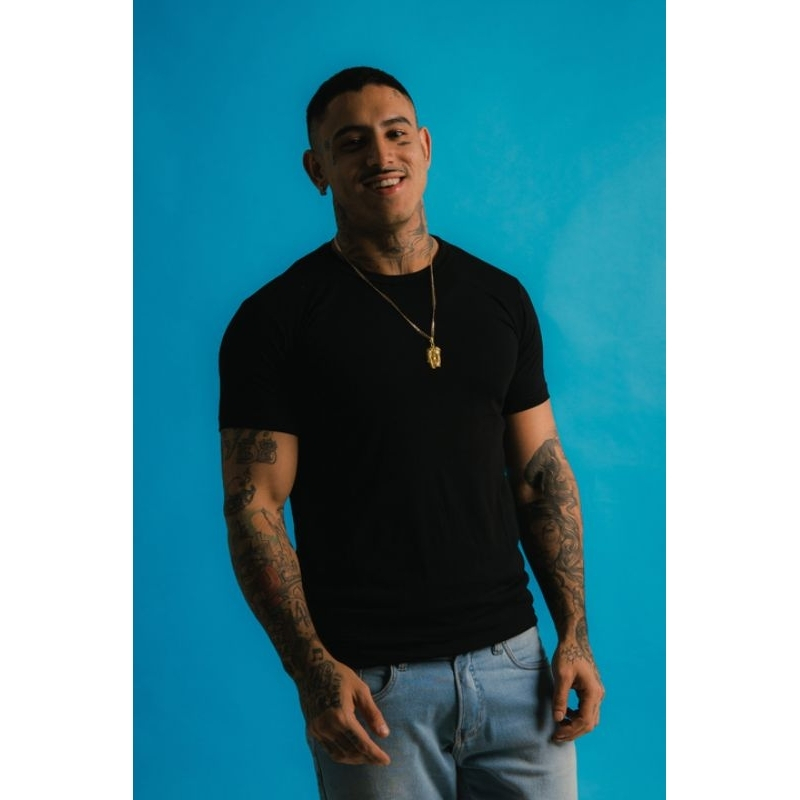 Camisa Americana Masculina estilo rapper trapper canelada | Shopee Brasil