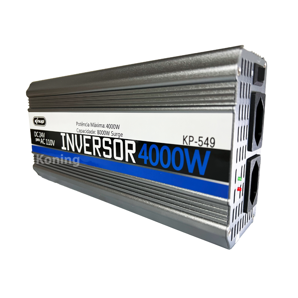 Inversor De Tensão 24v 110v 4000w Knup Transformador | Shopee Brasil