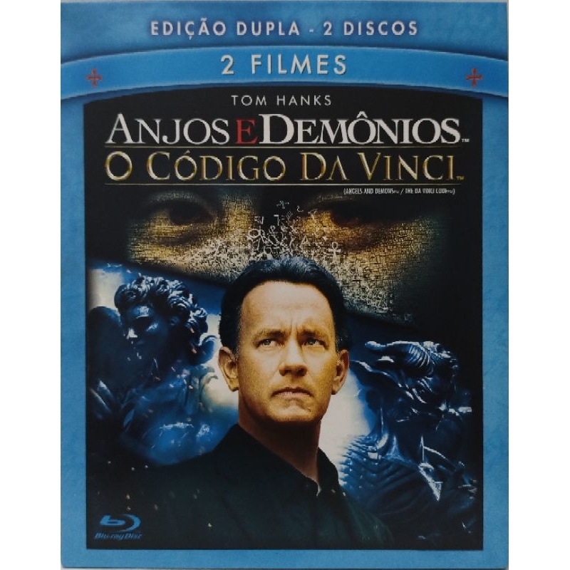 Blurays Anjos e demônios + O código da vinci | Shopee Brasil