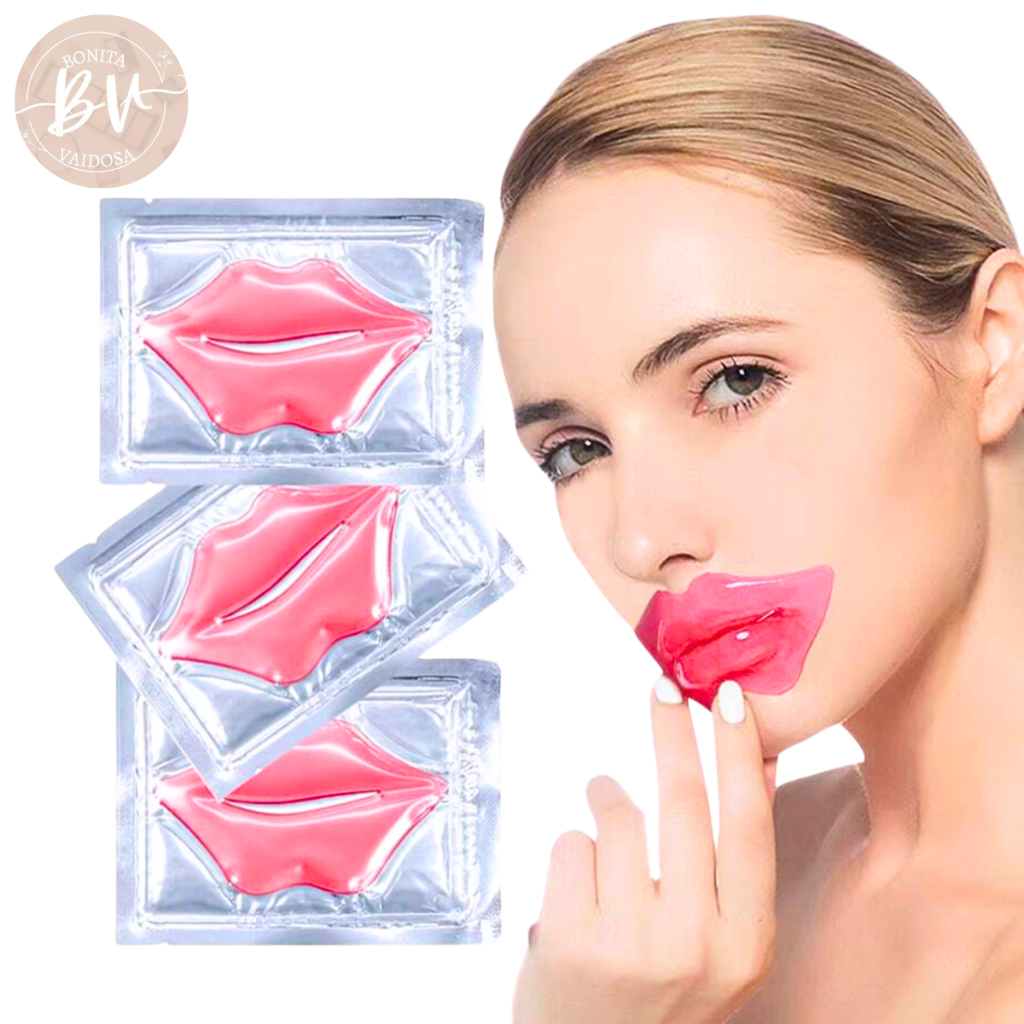 Kit 20 Máscara Hidratante Labial De Mel de colágeno com cristal ...