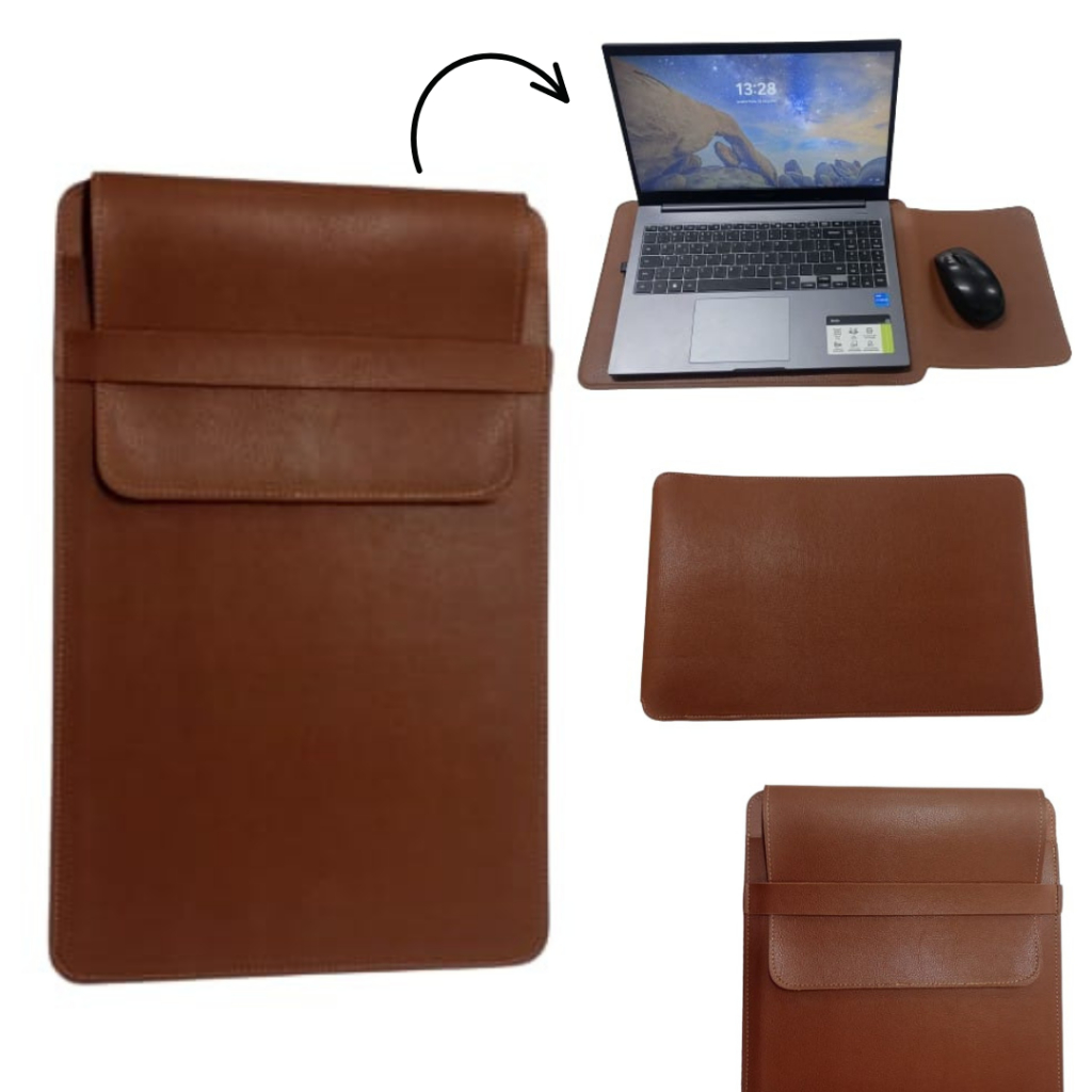 Pasta Capa Case Para Notebook Couro Caramelo | Shopee Brasil