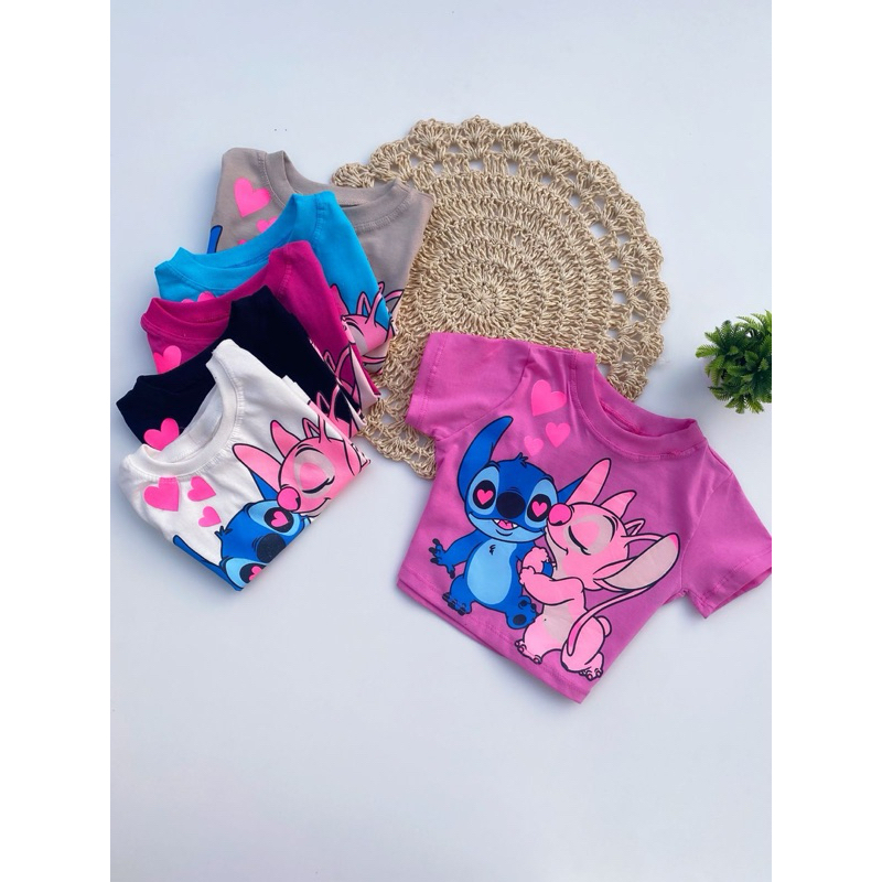 Cropt Infantil Stitch! | Shopee Brasil