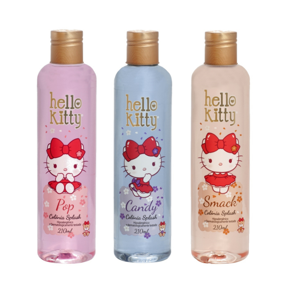 Colonia Splash Hello Kitty Cia da Natureza 210ML - Escolha seu tipo | Shopee Brasil