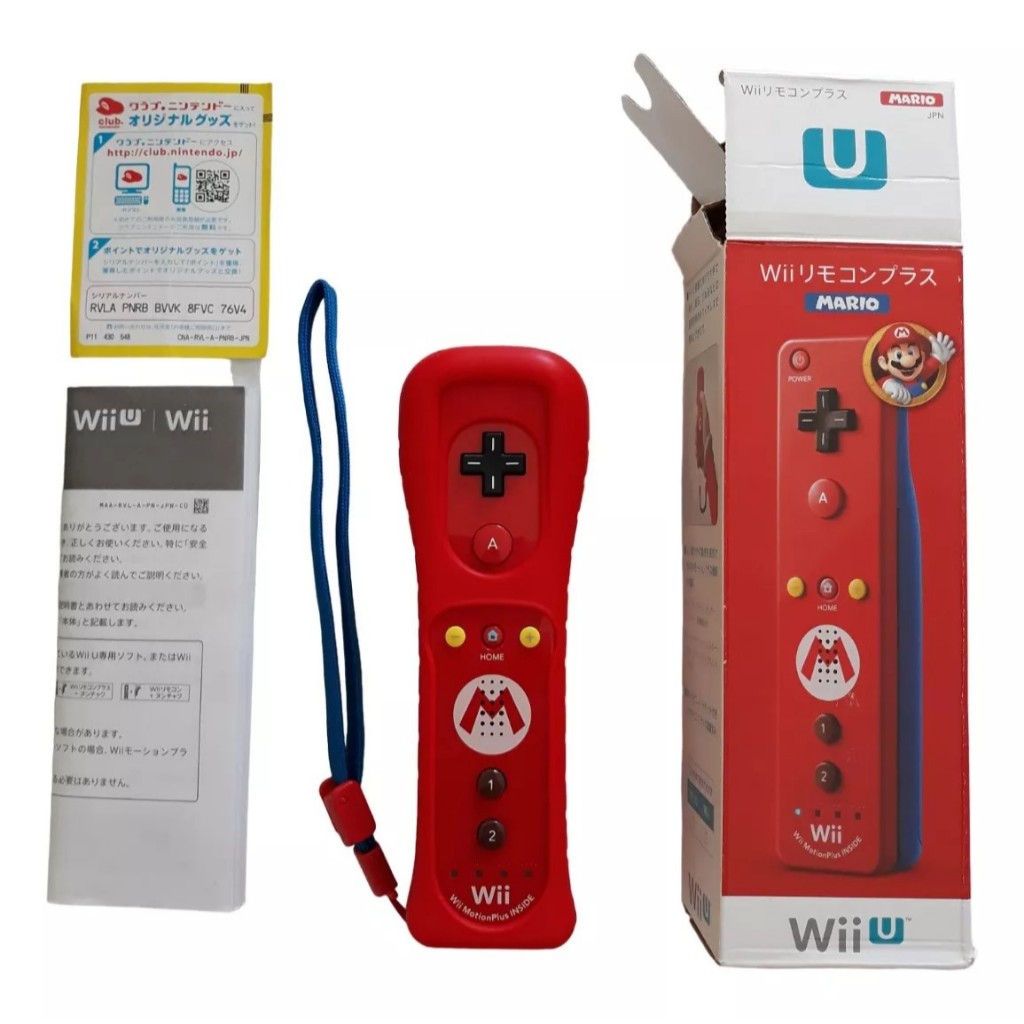 Controle Wii Remote Plus Inside Edição Limitada Mario | Shopee Brasil