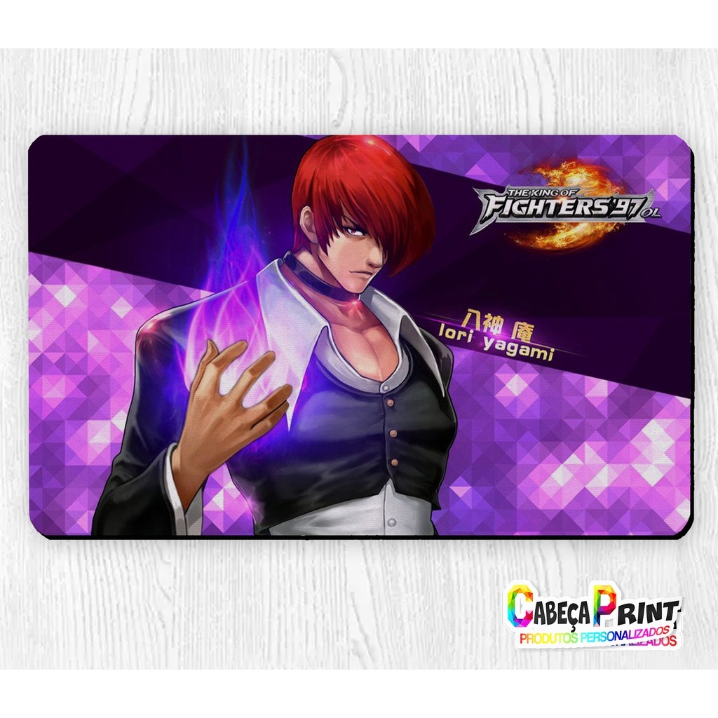 Mouse Pad Gamer 35x25 The King of Fighters | Shopee Brasil