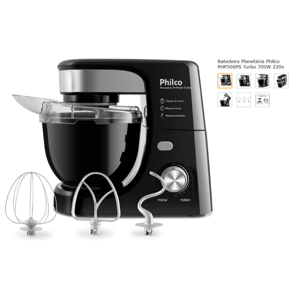BATEDEIRA PLANETARIA PHP500P TURBO 220v | Shopee Brasil