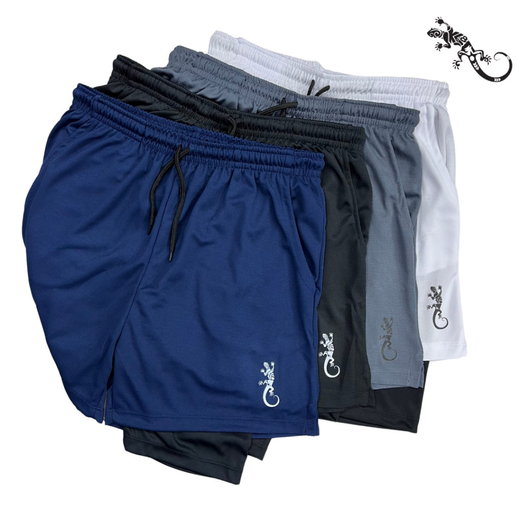 Short Termico Masculino Klango 2 em 1 Dry Fit Compressão | Shopee Brasil