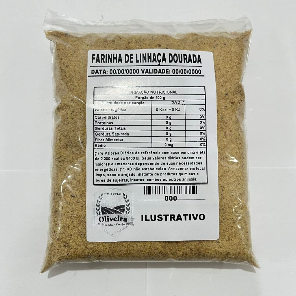 Farinha de Linhaça Dourada 500g | Shopee Brasil