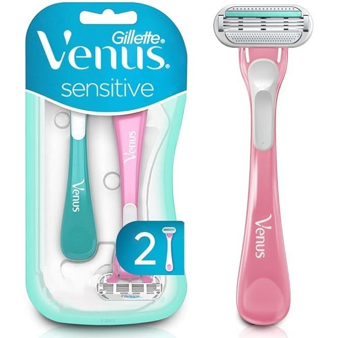 APARELHO DE DEPILAÇÃO GILLETTE VENUS SENSITIVE COM 2 UNIDADES 3 LAMINAS ...