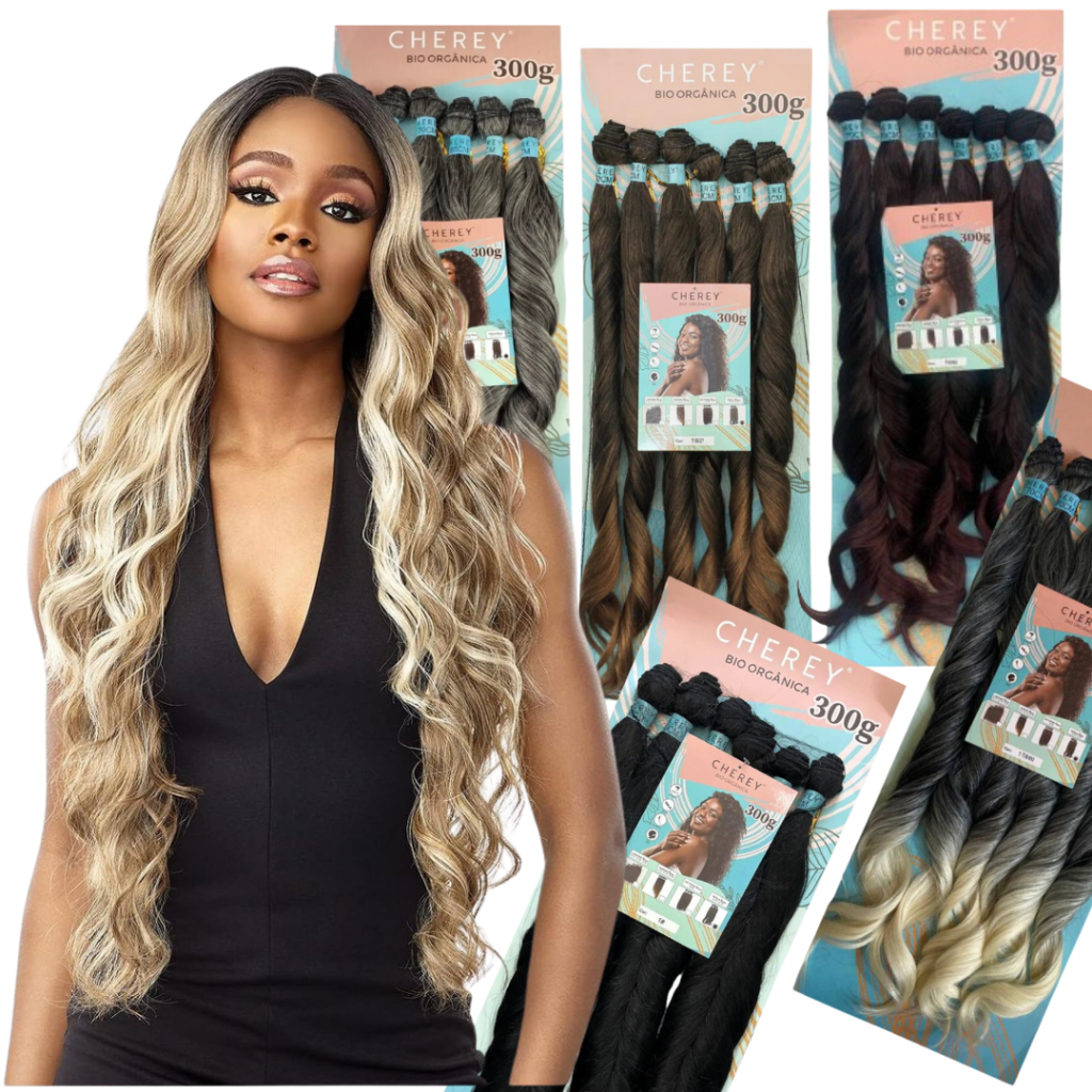 Cabelo Bio Orgânico Perla 70cm Liso Ondulado 6 Telas | Shopee Brasil