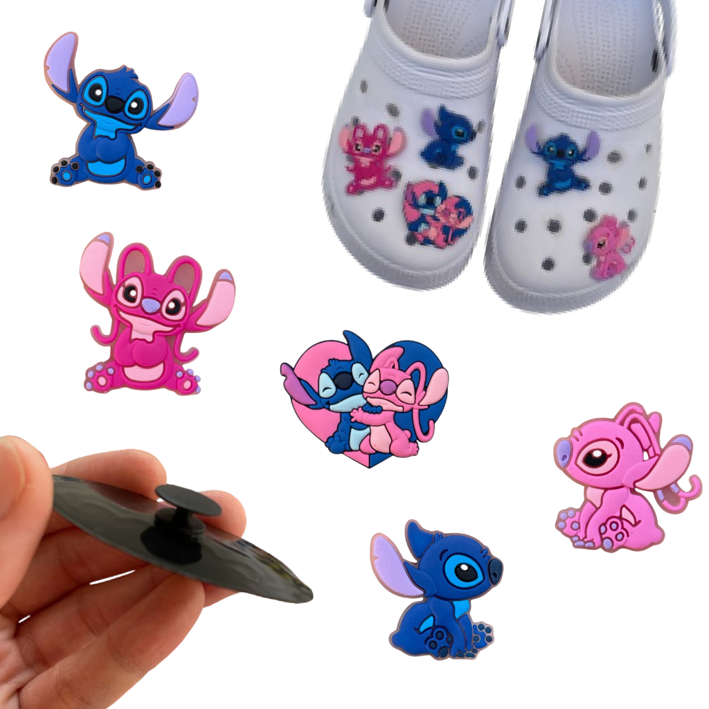 Kit 5 pins bottons broches jibbitz emborrachados para crocs babuche ...